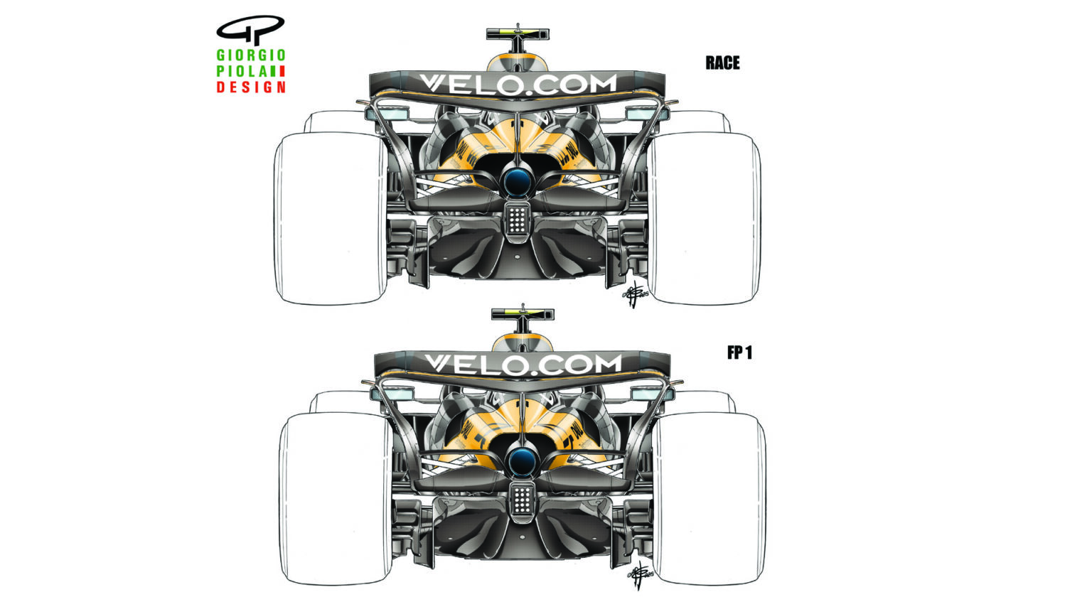 Giorgio Piola Design Motorsport Mag Merchandise Drawings