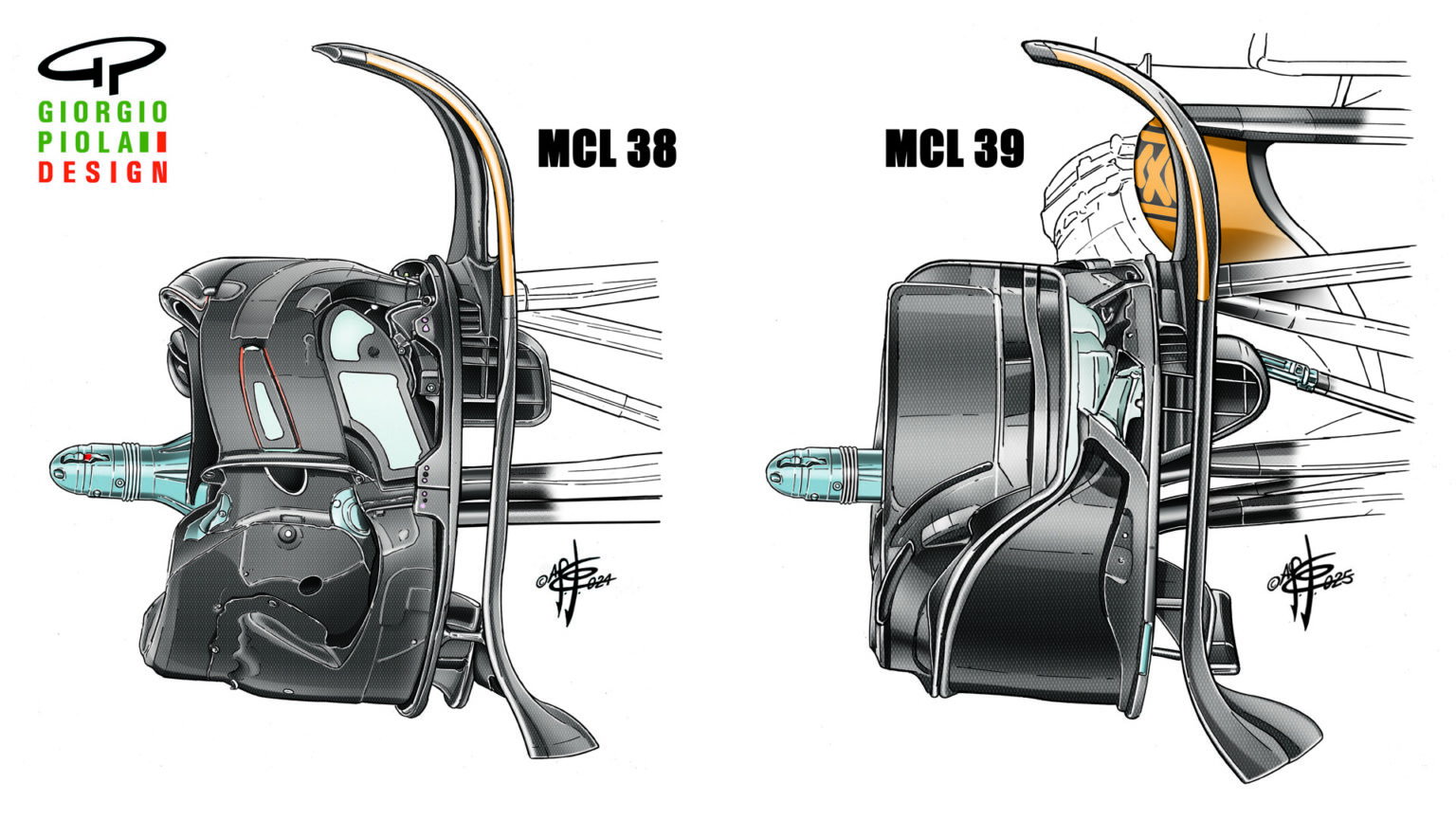 Giorgio Piola Design Motorsport Mag Merchandise Drawings