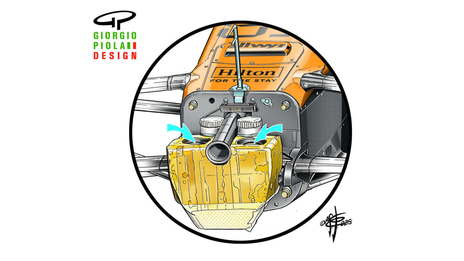 Giorgio Piola Design Motorsport Mag Merchandise Drawings