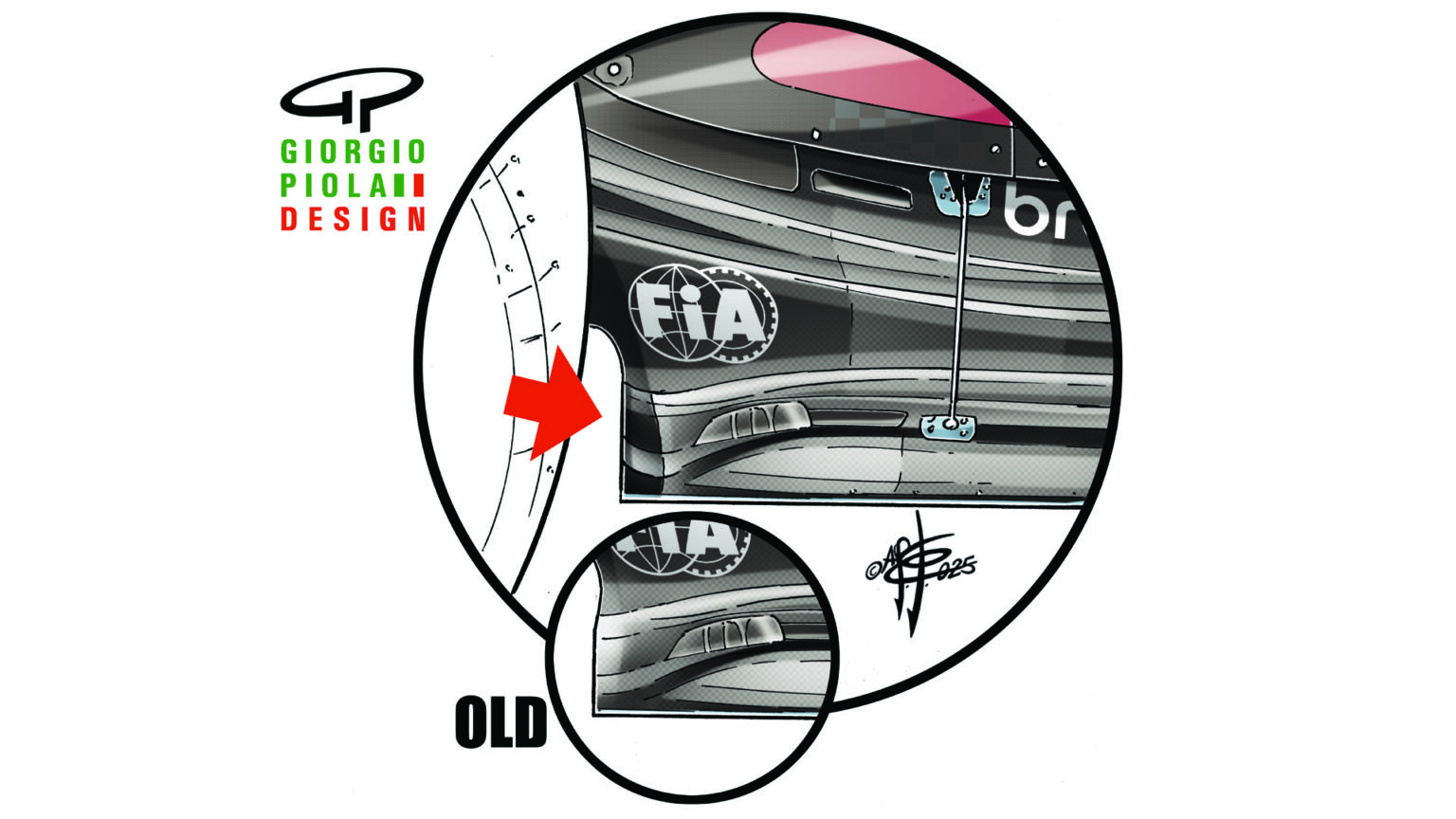 Giorgio Piola Design Motorsport Mag Merchandise Drawings