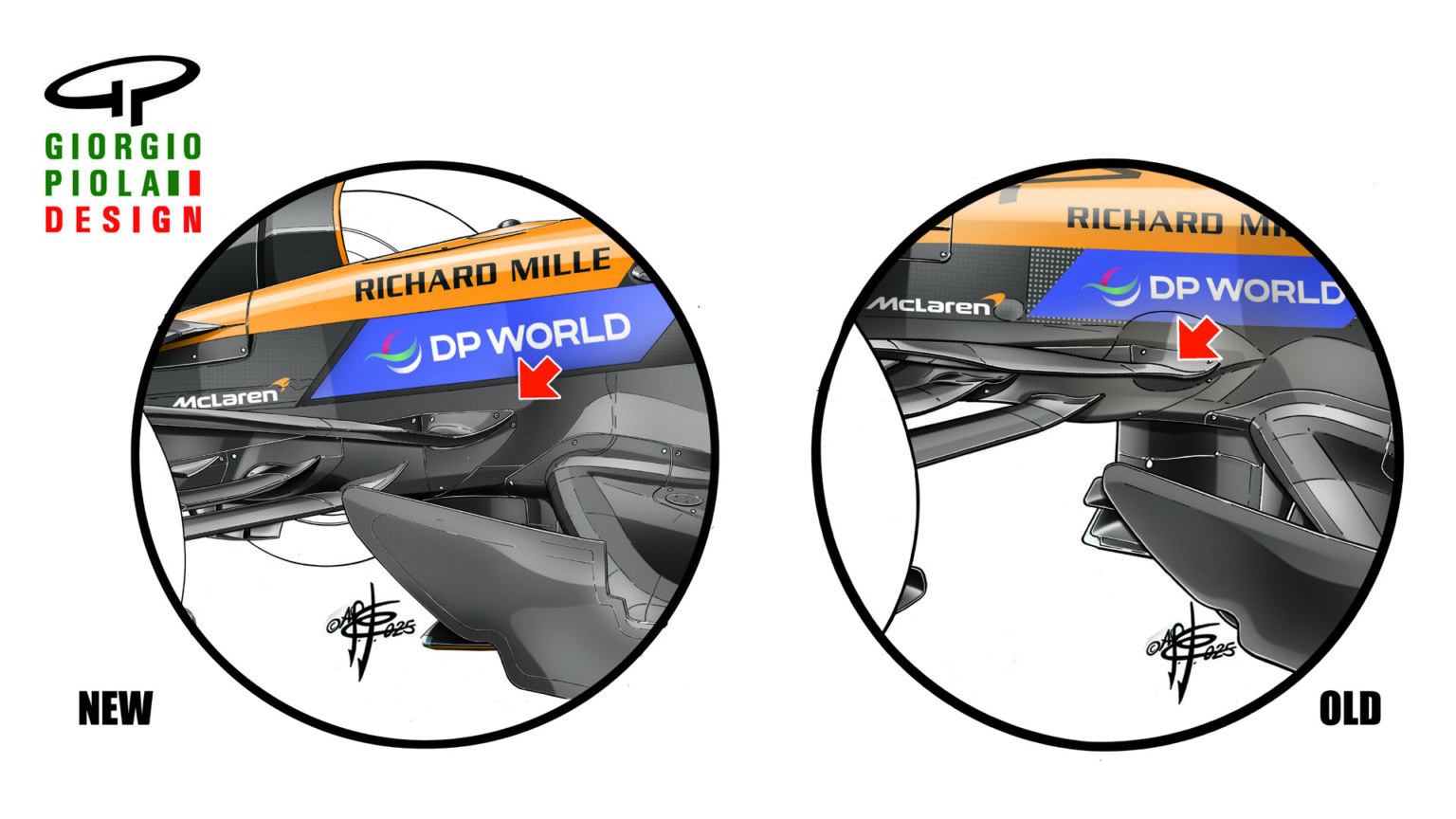 Giorgio Piola Design Motorsport Mag Merchandise Drawings