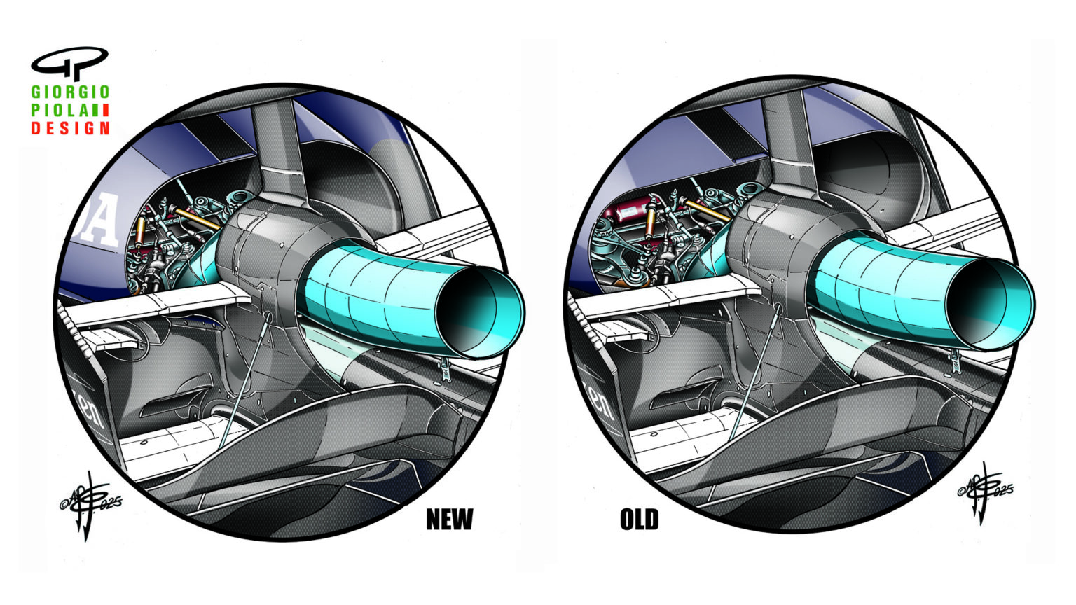 Giorgio Piola Design Motorsport Mag Merchandise Drawings