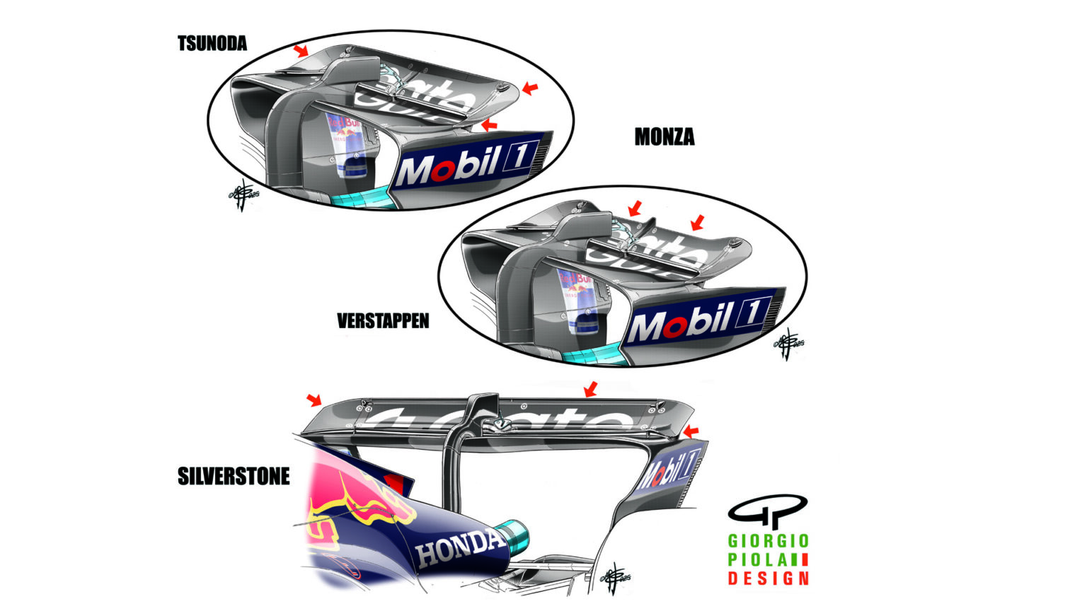 Giorgio Piola Design Motorsport Mag Merchandise Drawings